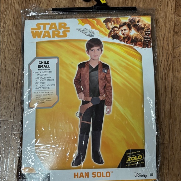 Disney | Costumes | New Star Wars Han Solo Child Costume Small | Poshmark